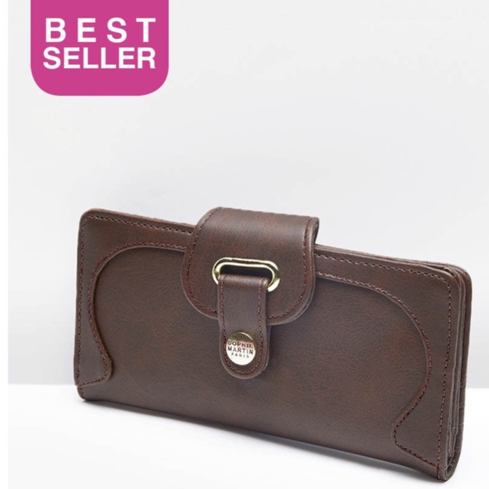 NEW STRAP WALLET W2374B7 SOPHIE MARTIN ORIGINAL WOMEN'S WALLET | Shopee ...