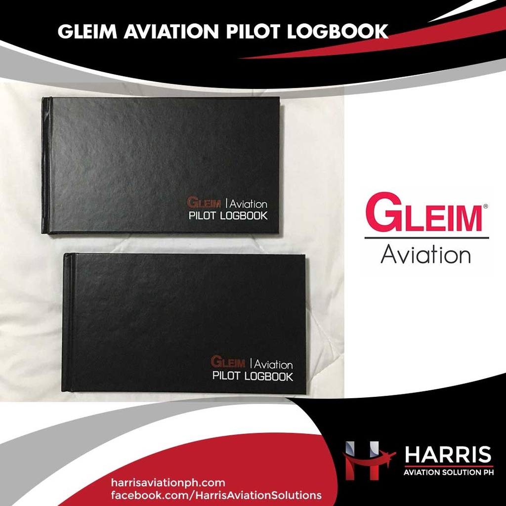 Gleim Pilot Logbook (Black) | Shopee Philippines