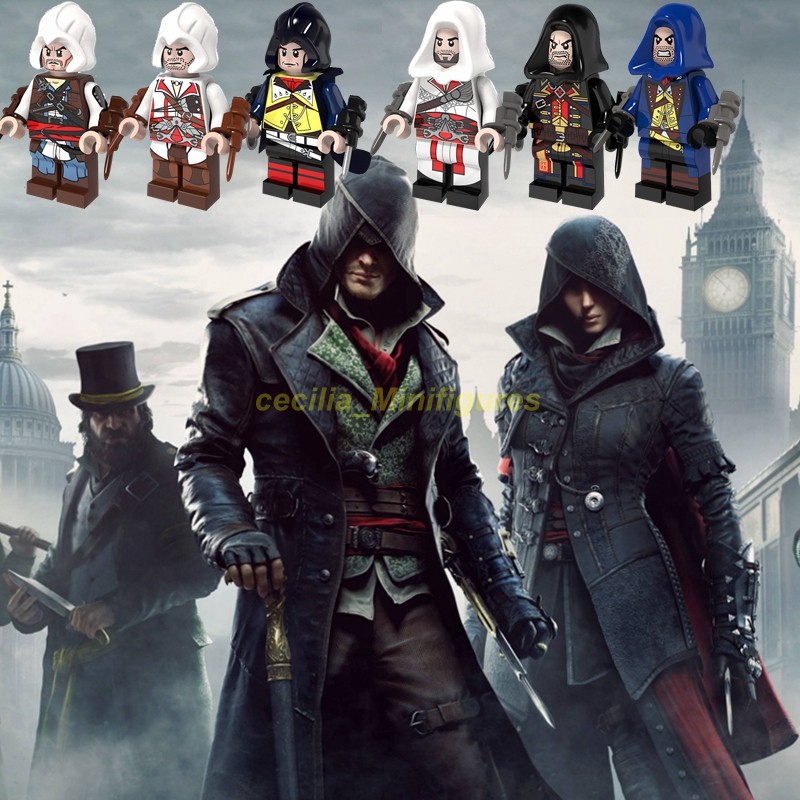 Compatible With Minifigures Game Garage Kits Assassin's Creed Building ...