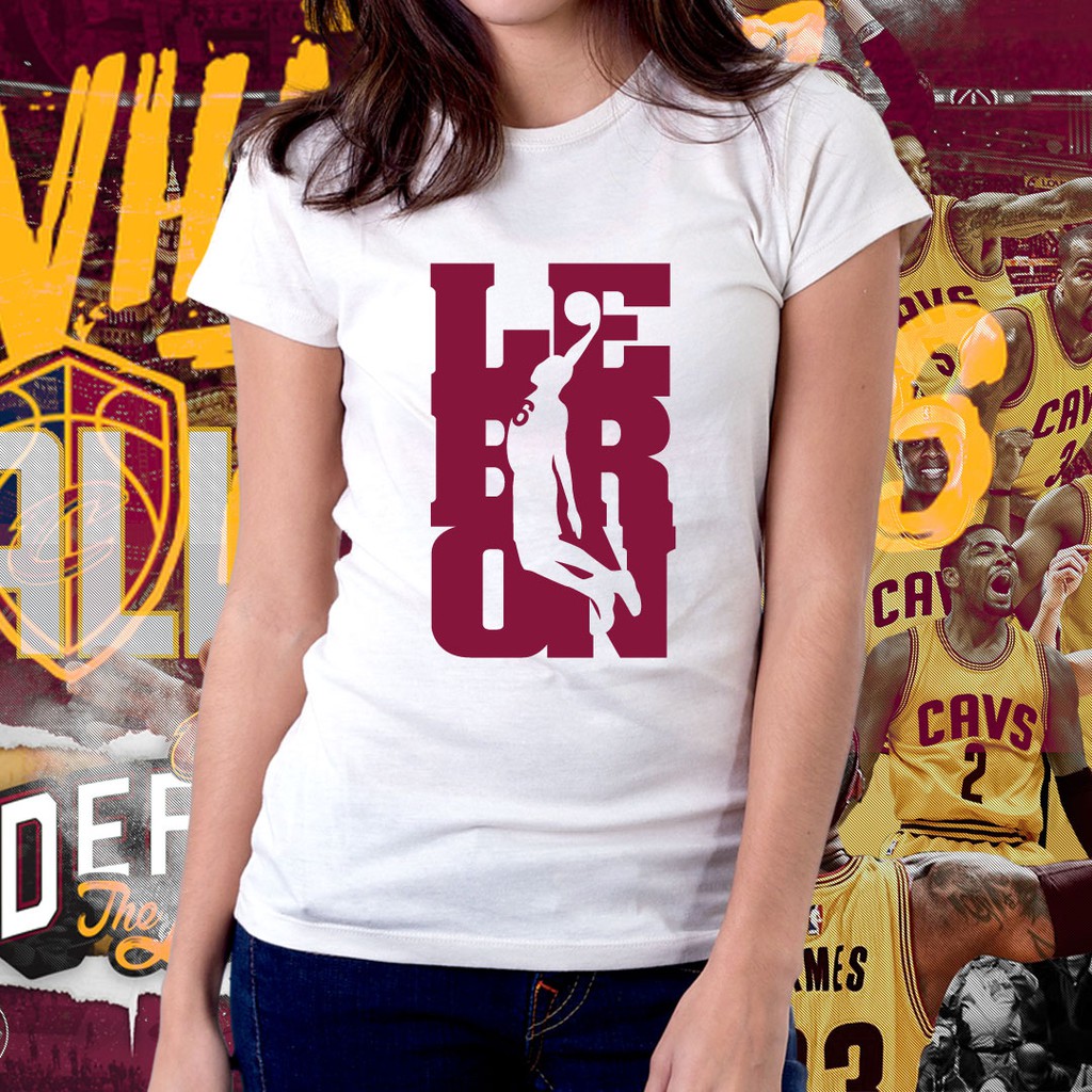 Cleveland caveliers NBA Basketball CAVS Tshirt for Women 06 | Shopee ...