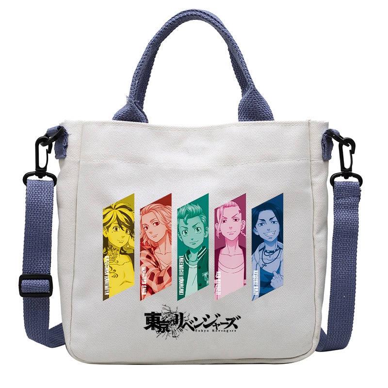 Anime Canvas Bag Tokyo Revengers Crossbody Bag Tote Bag Student Bag ...