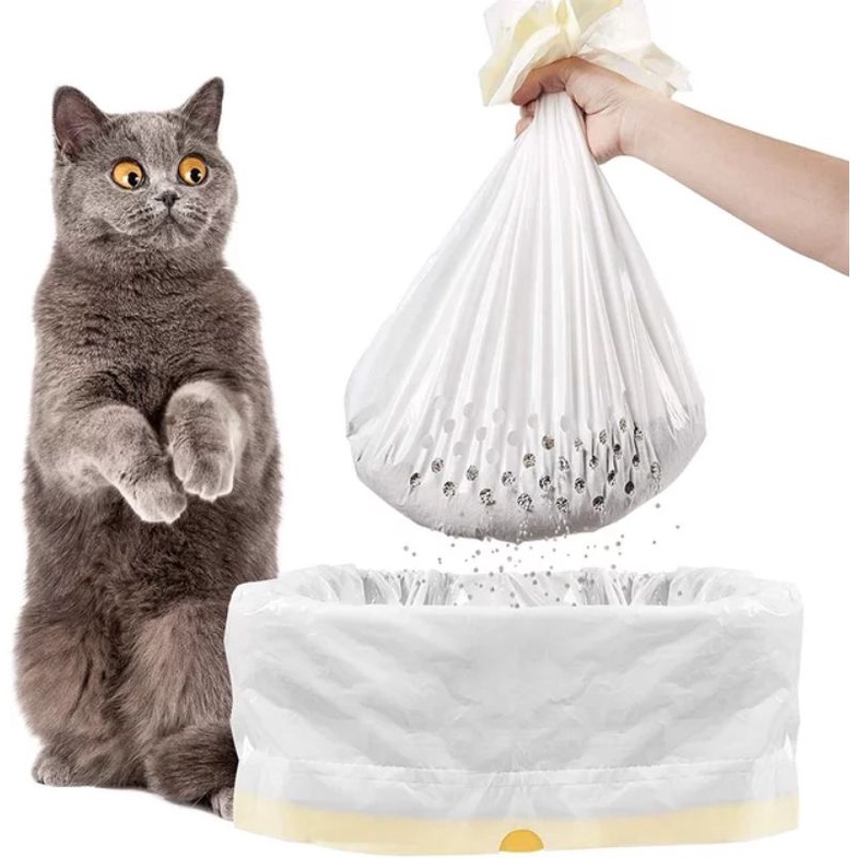 7-Layer Cat Litter Filter Bag Easy To Keep Poop Just Sift The Sand Item ...