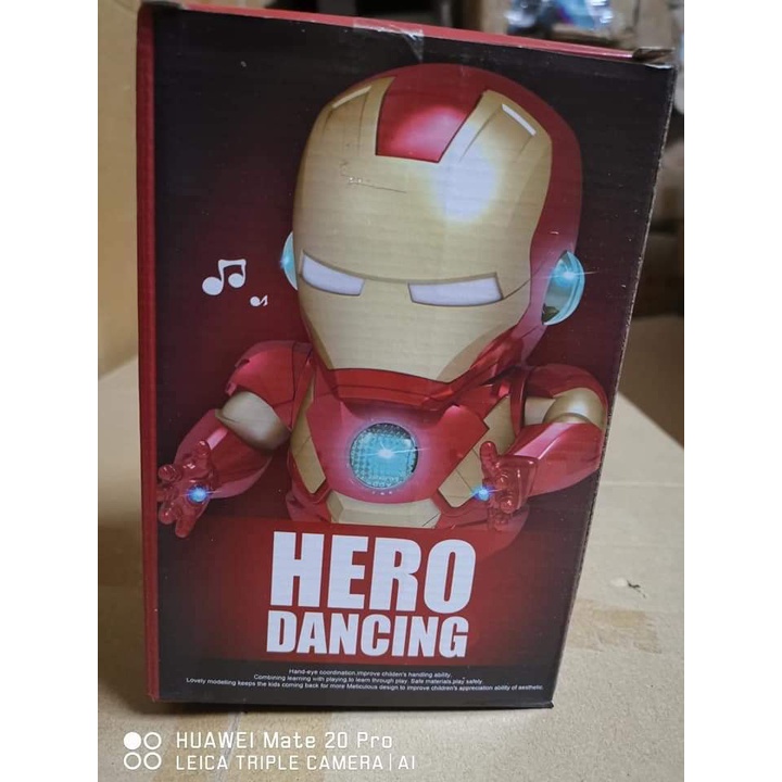 KCA IRON MAN with LED dance Light Iron Man Action Figure | Shopee ...