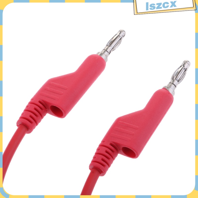 [ Stackable Double-Ended 4MM Banana Cable For Electrical Testing ...