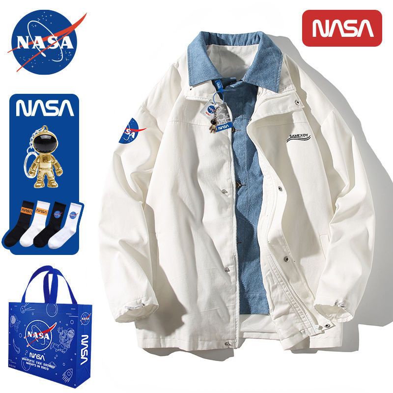 NASA Official Flagship Website Co-Branded Jacket Spring Autumn Clothes ...