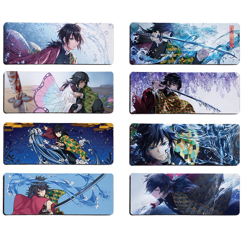 kimetsu no yaiba tomioka giyu 富岡義勇 800mm*300mm slayer demon gaming ...