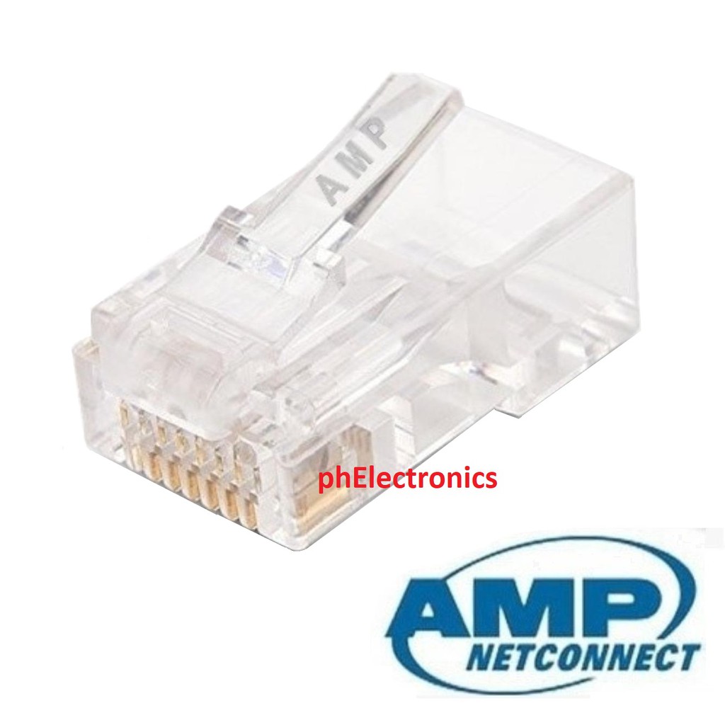 1pc RJ45 Modular plug RJ45 LAN Connector High Quality | Shopee Philippines