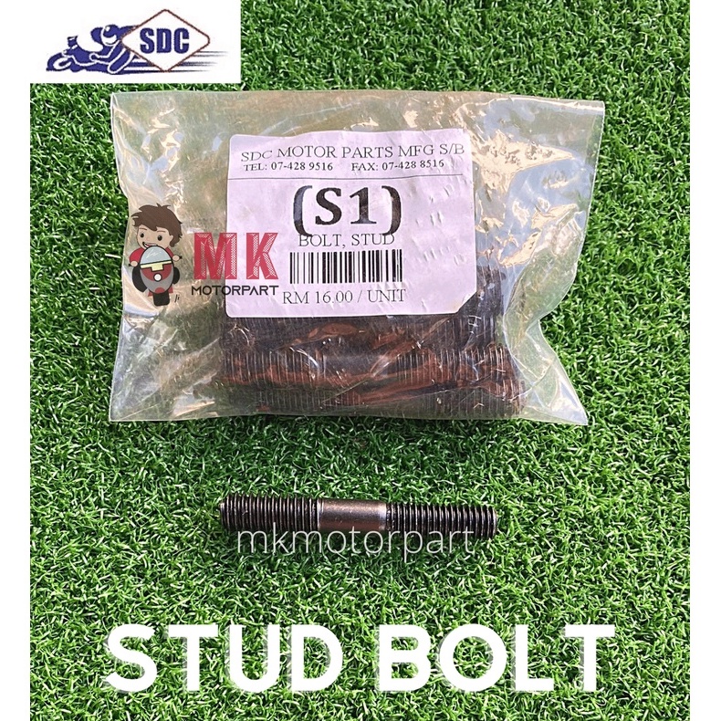 STUD BOLT Cylinder Head Block STANDARD S1 S2 S3 Yamaha Y80 Y100 Y110 ...