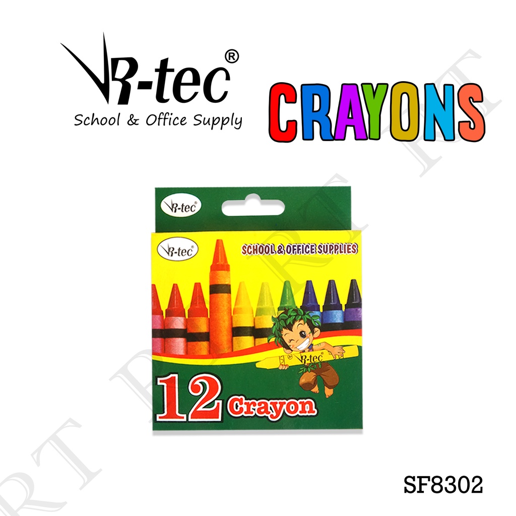 RTEC Crayon Multi-colored crayons Art Coloring Set Crayons Oil Pastels ...