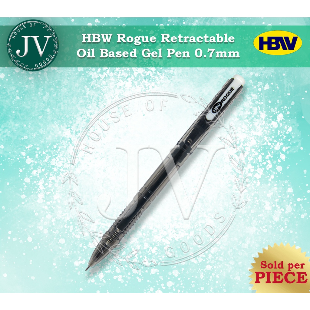 HBW Rogue Retractable Gel Pen 0.7mm | Shopee Philippines