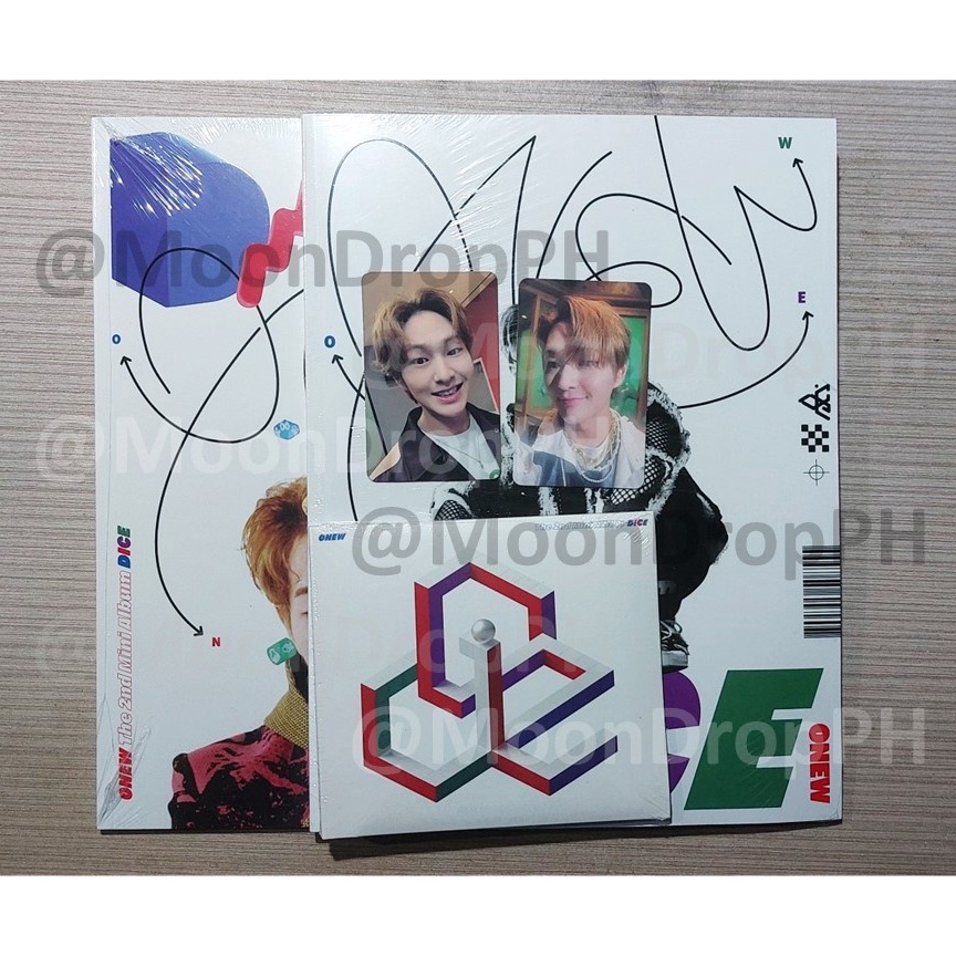 SHINee Onew DICE Album Digipack Photobook Rolling and Dice versions | Shopee Philippines