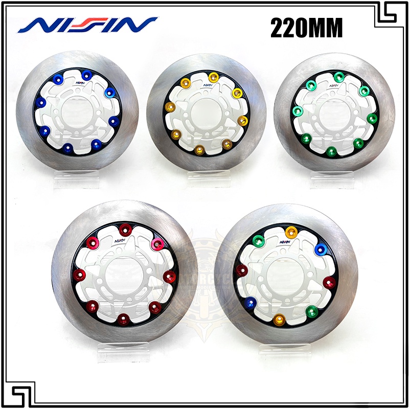Nissin Floating 220mm Front Disc Brake Disk Honda Click Mio i 125 ...