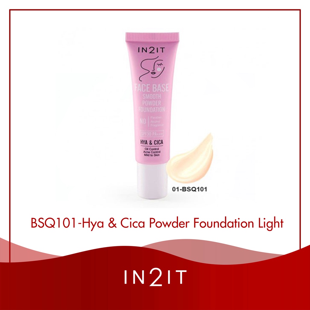 IN2IT Hya & Cica Smooth Powder Foundation Sunscreen SPF30 PA+++ Oil ...