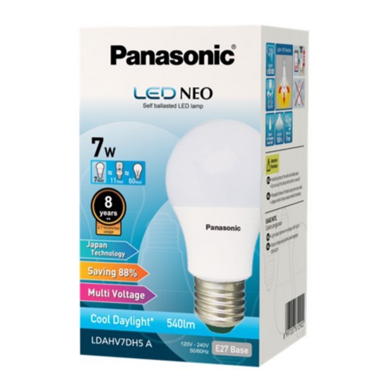 PANASONIC LED BULB 7W / 7WATT E27 | Shopee Philippines