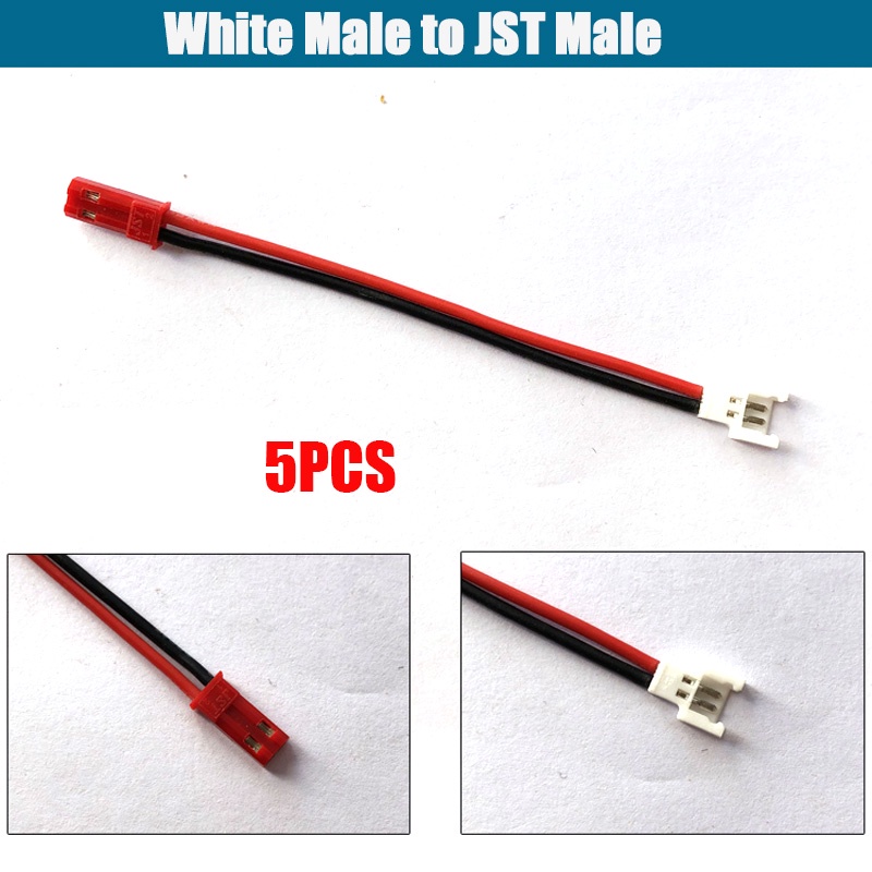 XT60 EC5 EC3 T Deans 4.0mm 3.5MM JST SM Tamiya Plug Female to Male Adapter Connectors 10 12 14 ...