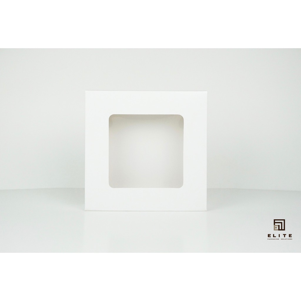 Elite Packaging 7 x 7 x 2 Quality Preformed Box with Greaseproof ...