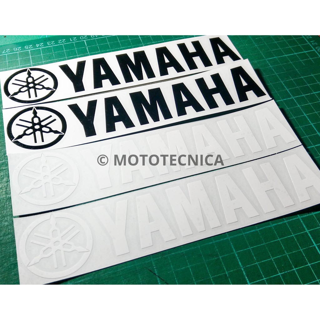 Yamaha Logo Sticker Vinyl Reflective Gold Silver Hologram Cut Out ...
