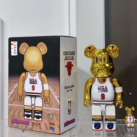 Bearbrick × NB@ - Michael Jordan Chicago Bulls No.23 400%+100% Allen ...