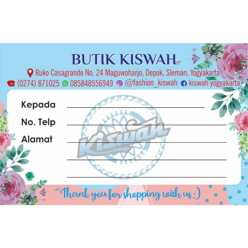 Delivery label sticker, Request form label sticker, Request Address ...