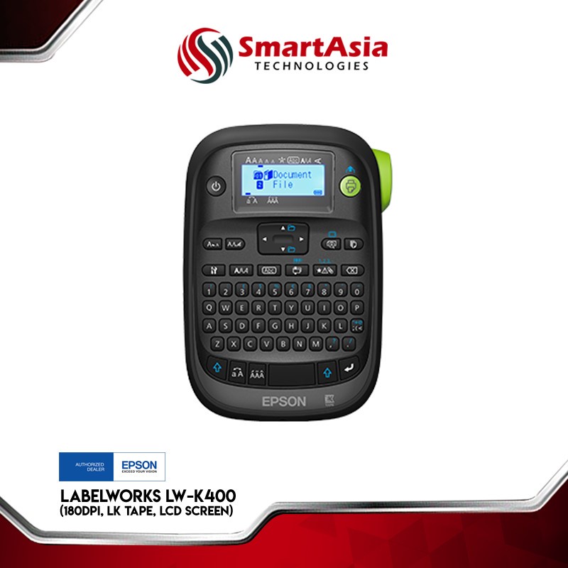 Epson LabelWorks LW-K400 Portable Label Printer (180DPI, LK Tape, LCD ...