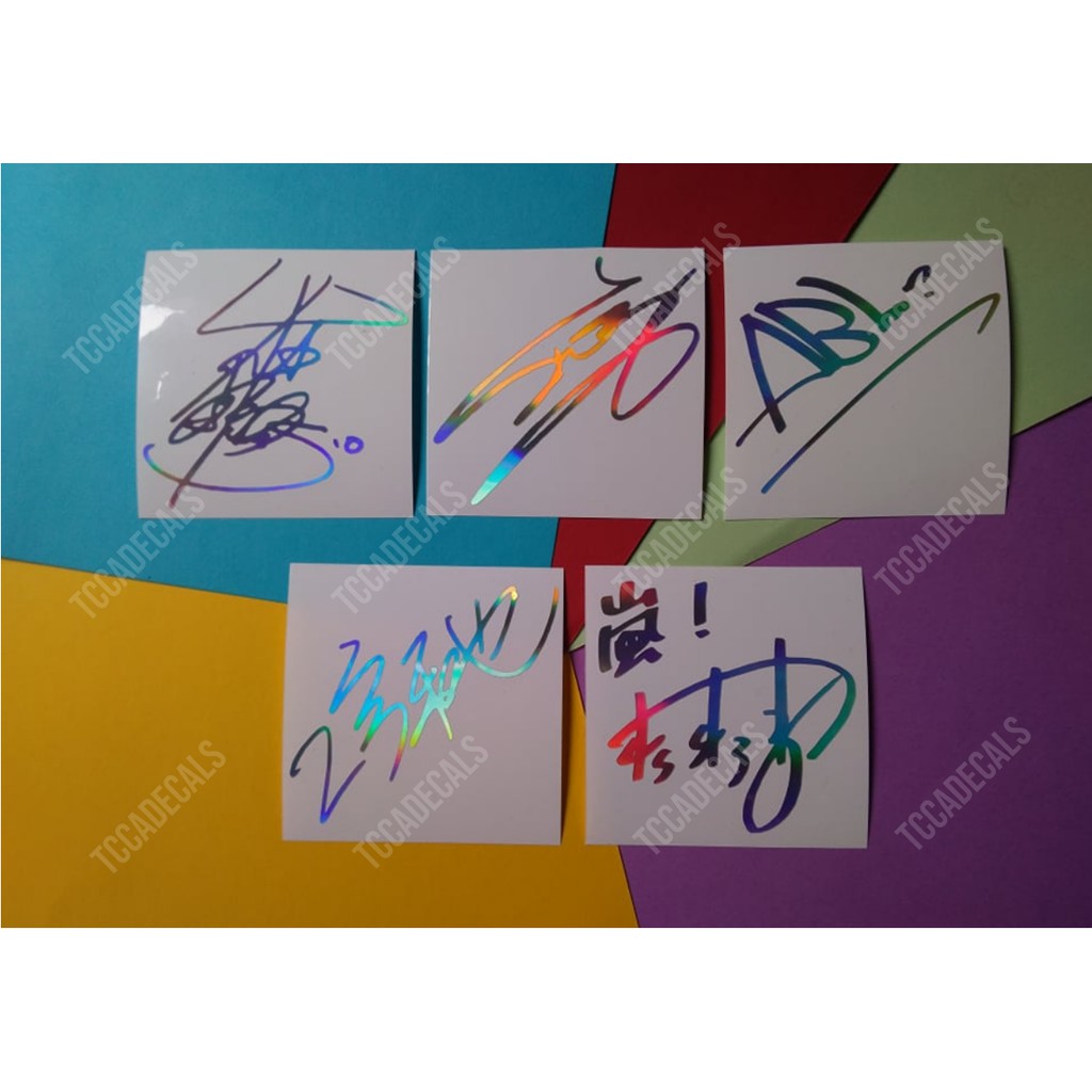 Signatures Series: Arashi stickers | Shopee Philippines