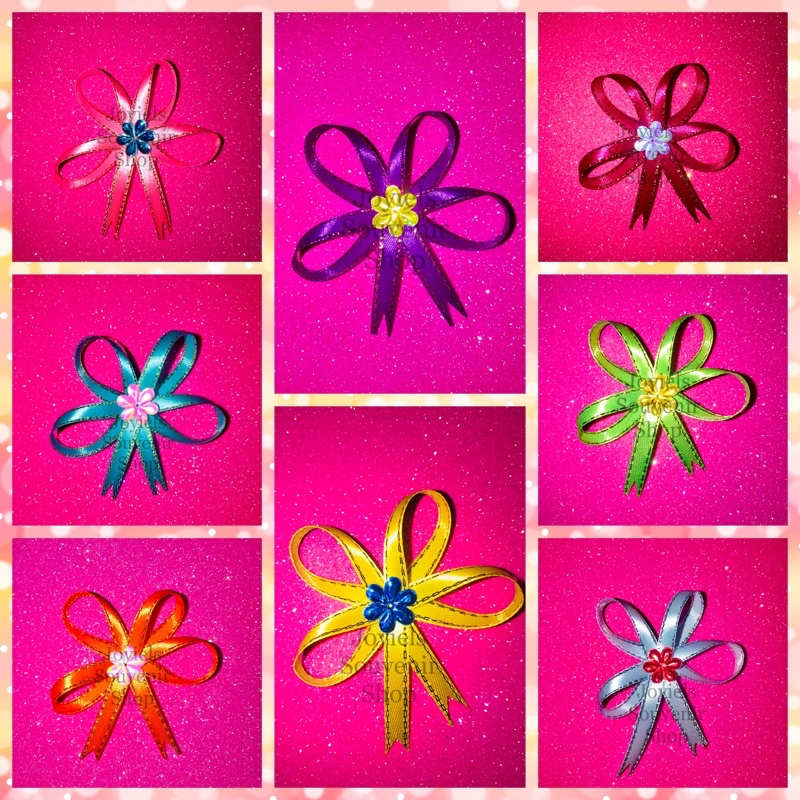 10pcs per pack Ready made Ribbon for souvenir | Shopee Philippines