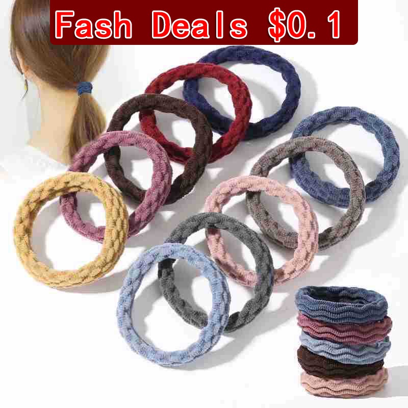 Korean Style Thick High Elastic Jointless Durable Headrope Hair Rope ...