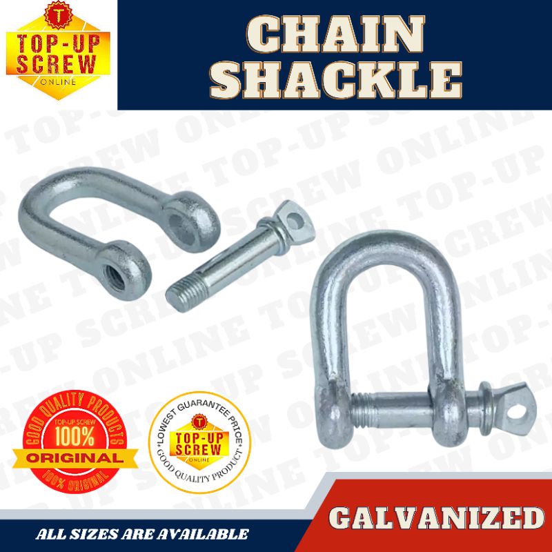 Anchor Chain Shackle w/ Screw pin • Sold per piece | Shopee Philippines
