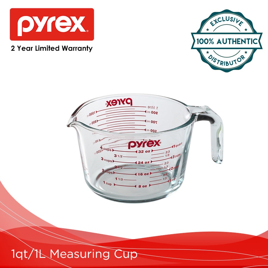 Pyrex Originals 1qt/1L Measuring Cup | Shopee Philippines