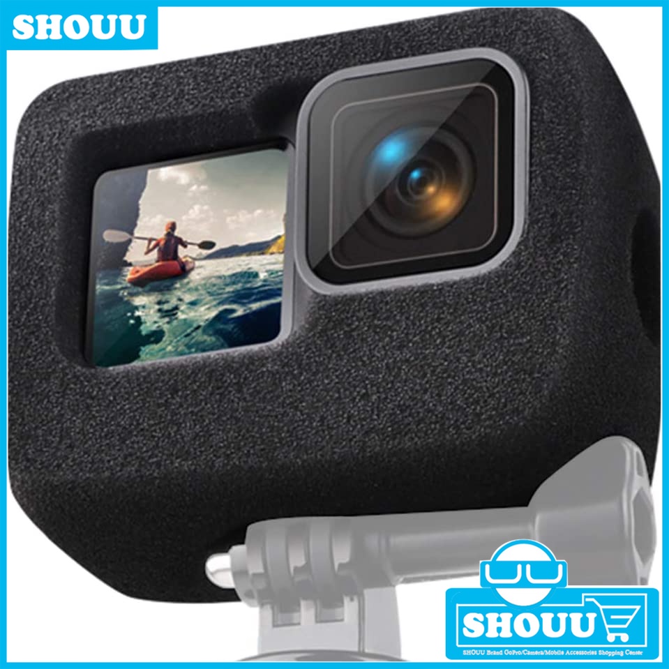 for GoPro Hero 11 10 9 Black Anti Wind Cover Noise Reduction ...