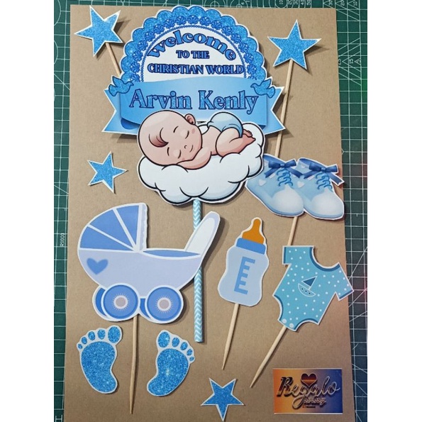 CHRISTENING BOY BAPTISMAL BOY CAKE TOPPER | Shopee Philippines CHRISTENING BOY BAPTISMAL BOY CAKE TOPPER | Shopee Philippines