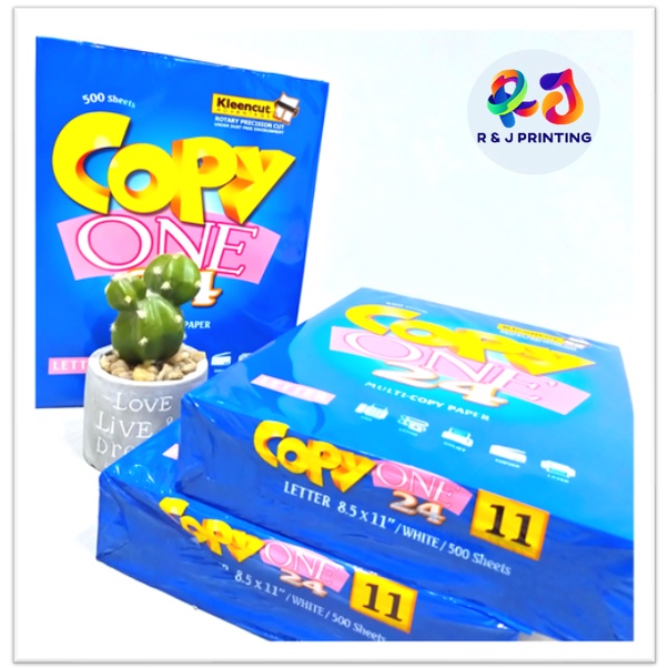 COPY ONE PAPER, 80 gsm, PER REAM | Shopee Philippines