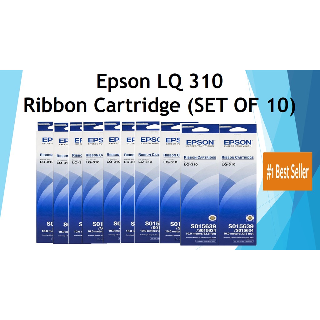 Epson LQ 310 Ribbon Cartridge (set of 10) | Shopee Philippines