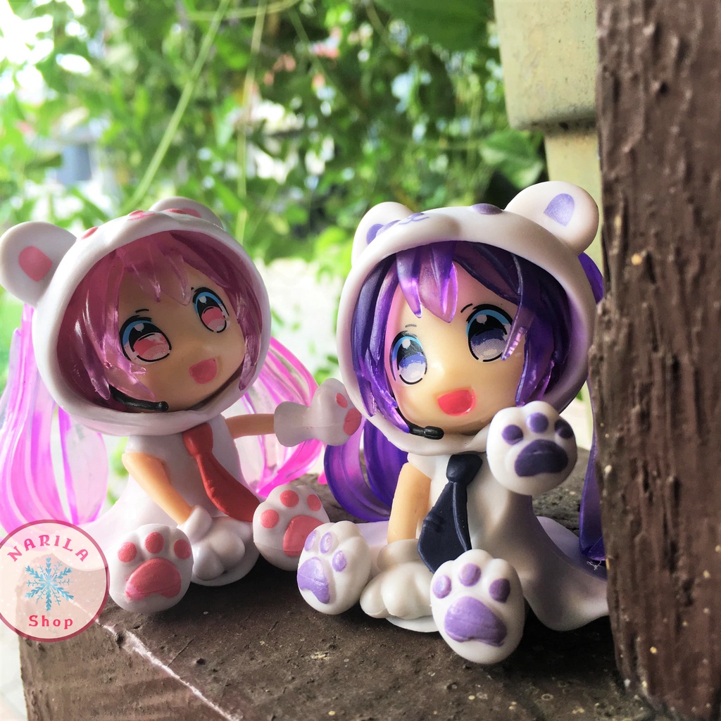 Action figure Hatsune Miku Vocaloid Anime Cute Chibi Animal Version ...