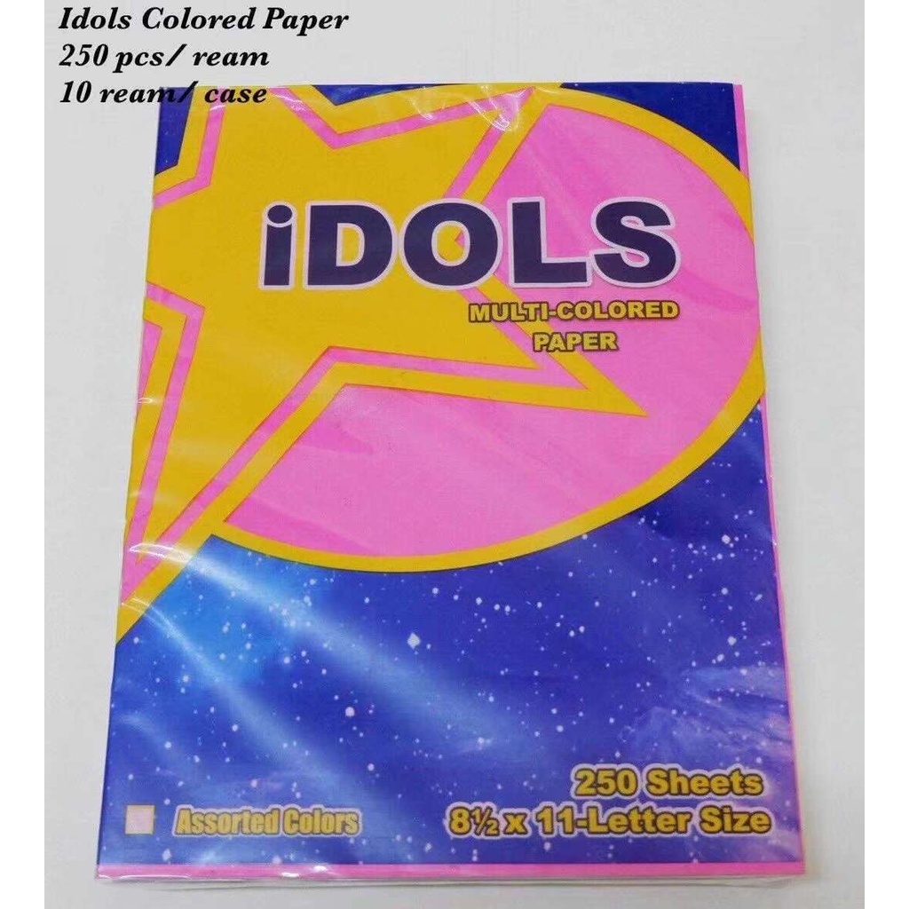 COLORED PAPER SHORT ASSORTED | Shopee Philippines