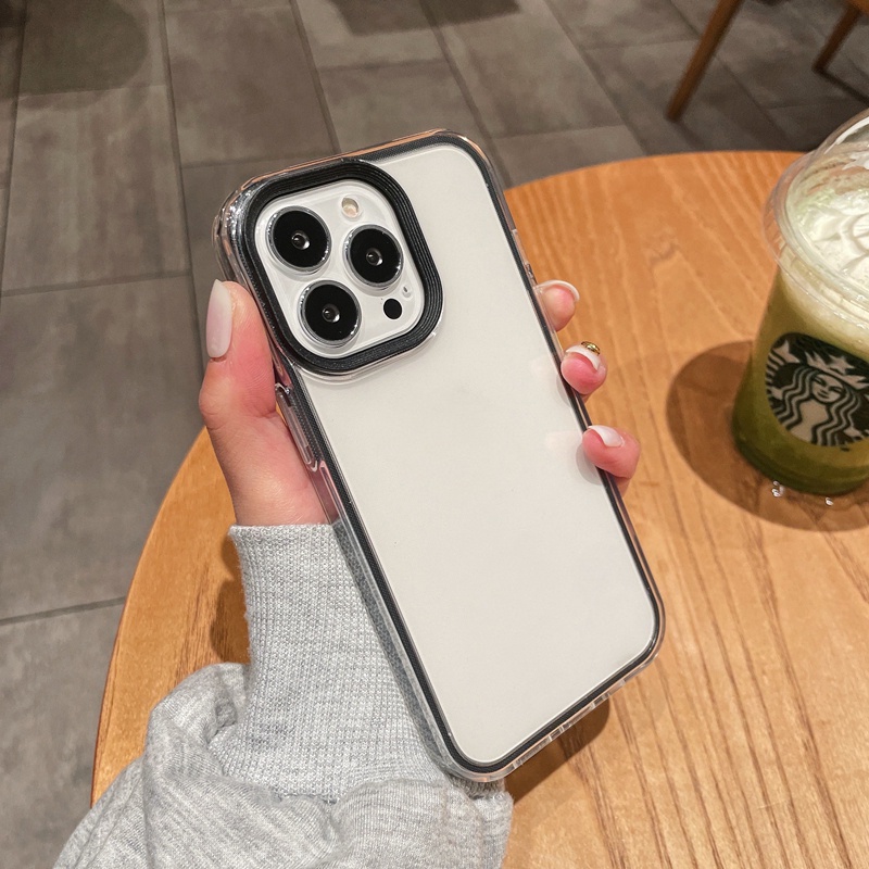 Casing Macaron Transparent Shockproof Bumper Phone Case For iPhone 11 ...