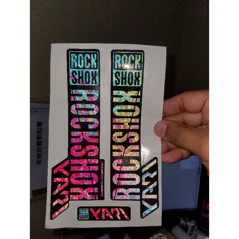 rock shox sticker reflective 3m laminated | Shopee Philippines