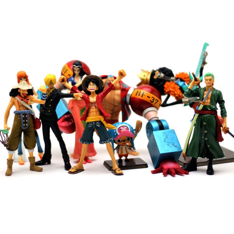 Anime Model Toy One Piece Doll Series Luffy Sauron Chopper Sanji Nami ...