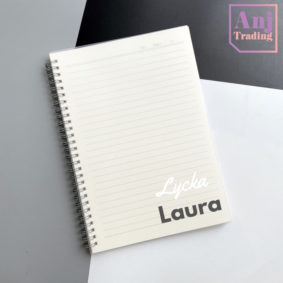 Lined B5 size Bullet Journal Notebook Spiral with Rope Japan Style ...