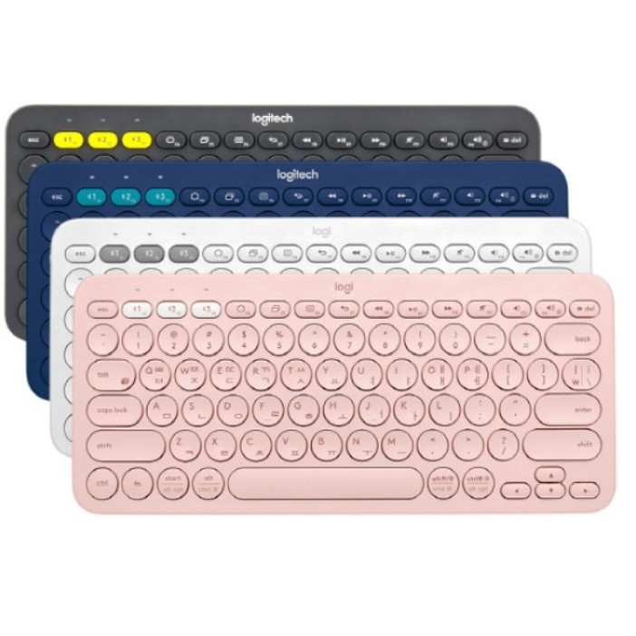 Logitech Genuine K380 Bluetooth Keyboard Korean English Layout PINK ...