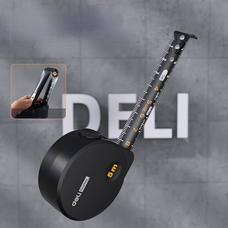 Deli 3/5M Industrial Grade Tape Measure High Precision Steel Tape ...