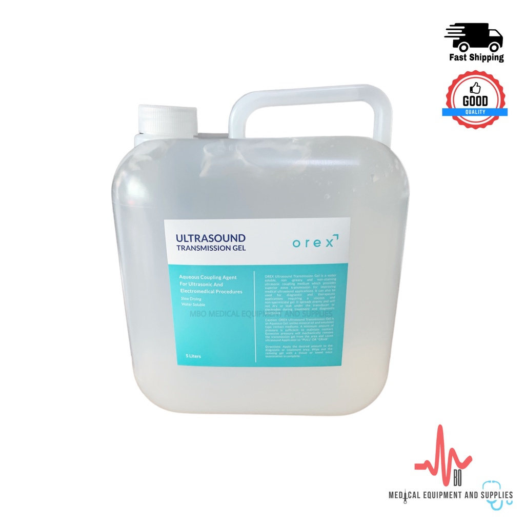 Orex Ultrasound Transmission Gel - Gallon 5L | Shopee Philippines