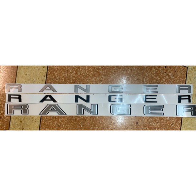 FORD RANGER Sticker 2016-2018 Dark Color Light Tailgate WILKTRAK Decal ...
