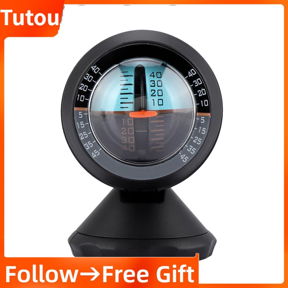 Tutoushop Car Vehicle Inclinometer Slope Indicator Meter Level Tilt ...