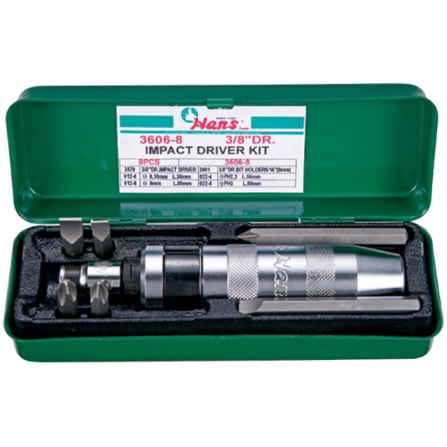 Hans Tools 3606-8 3/8" Inch Drive Impact Driver Kit | Shopee Philippines