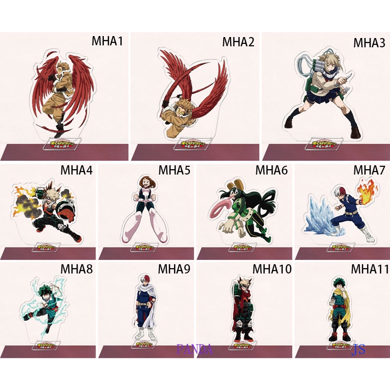 Panda 15cm My Hero Academia Anime Figure Cosplay Acrylic Stand Model ...