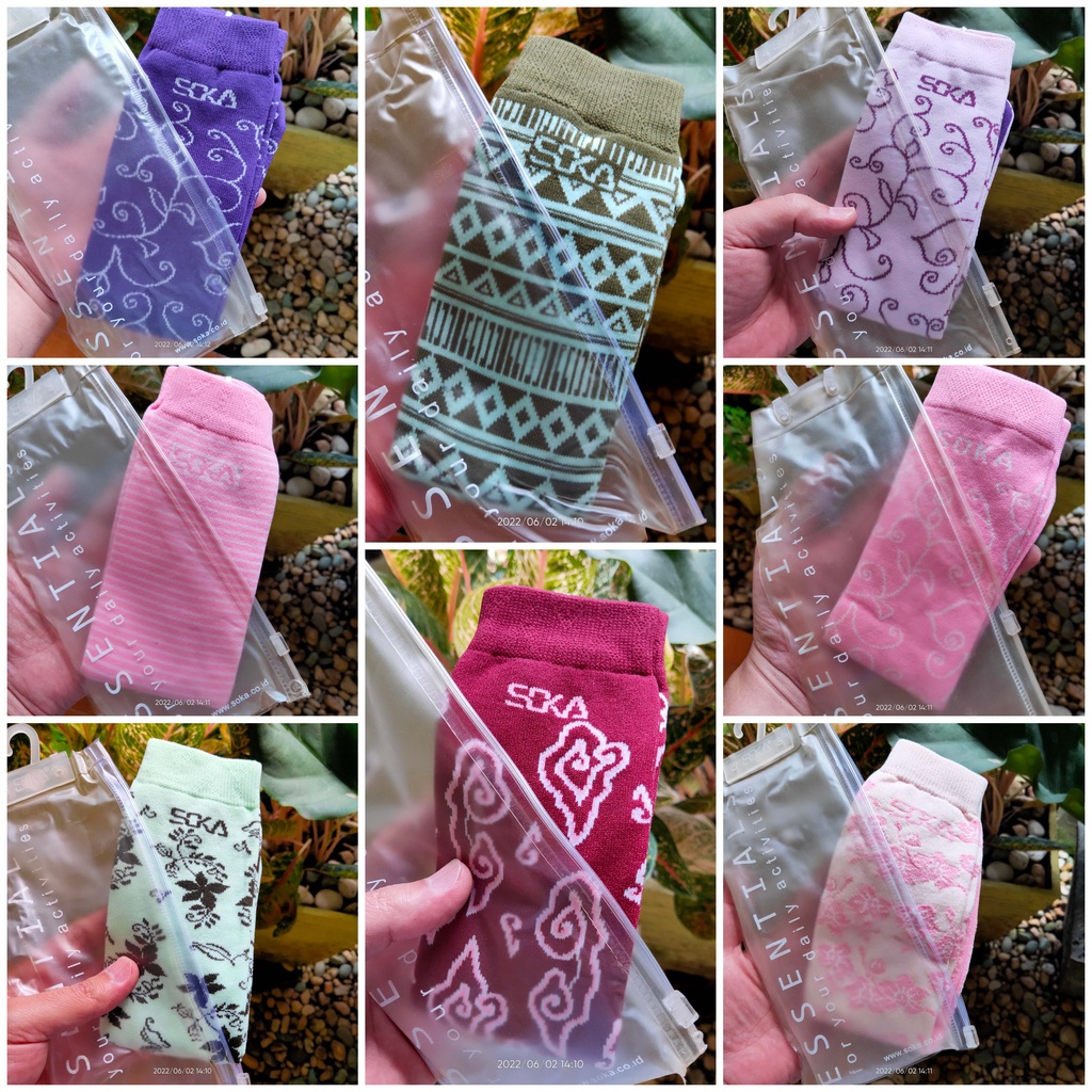 Soka Motif Muslimah Socks | Shopee Philippines