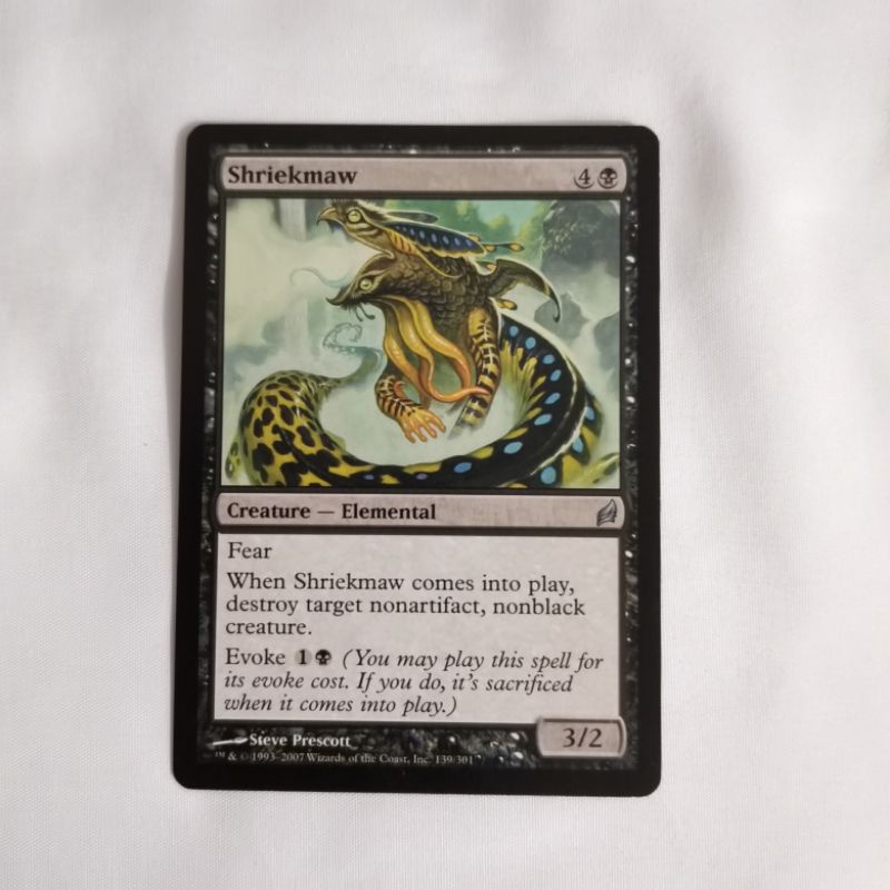 MTG Card SHRIEKMAW Magic the Gathering Trading Card Game Black | Shopee ...