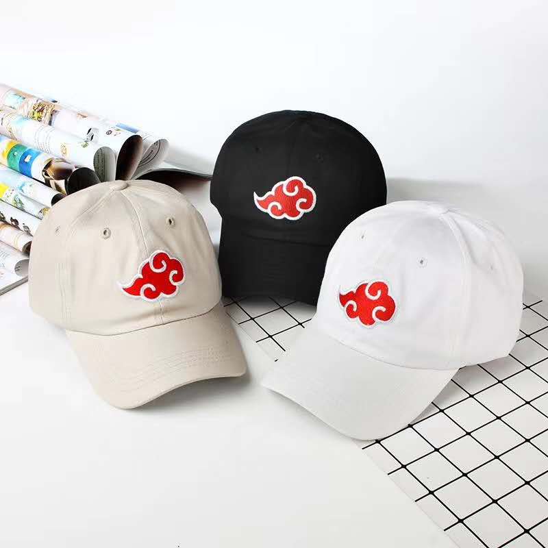 100% Cotton Japanese Akatsuki Logo Anime Naruto Dad Hat Uchiha Family ...