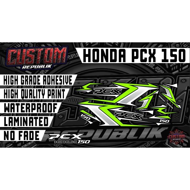 Honda PCX 150 Stylized Strip Decals Set P1 | Shopee Philippines